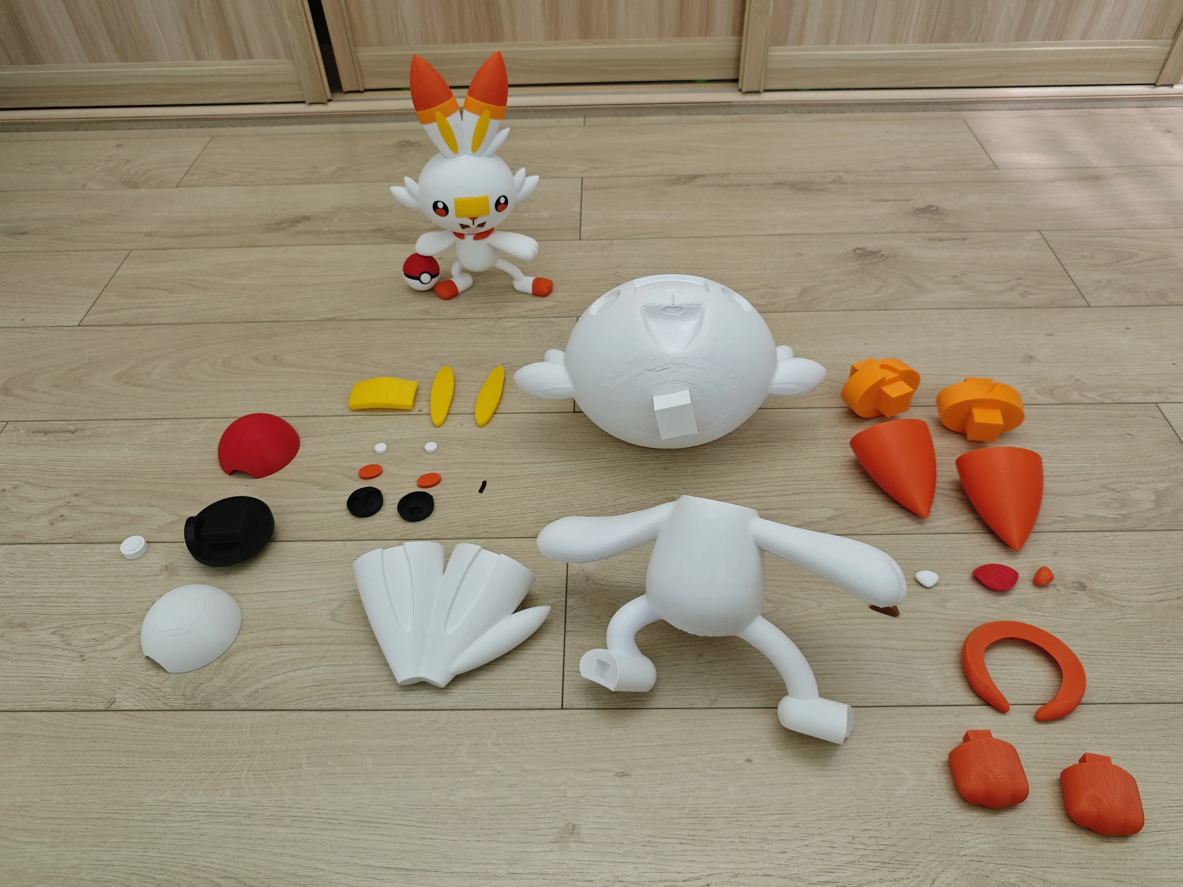Pokémon—Scorbunny by 手废的黑山羊 MakerWorld: Download Free 3D Models
