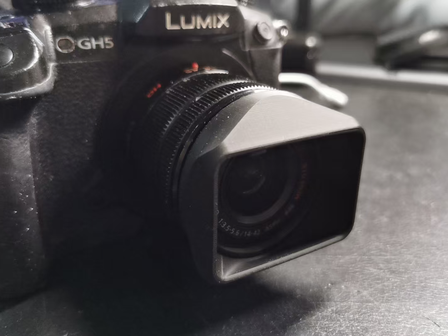 Panasonic 14-42 Square Lens Hood by GRNGS - MakerWorld