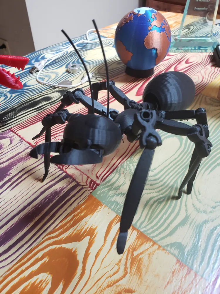 Ant Toy Posable Tinkercad compatible - Free 3D Print Model - MakerWorld