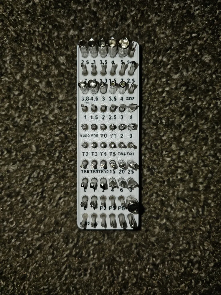 LTT Precision Bit Set - Gridfinity by BirdyFPV MakerWorld: Download Free 3D Models