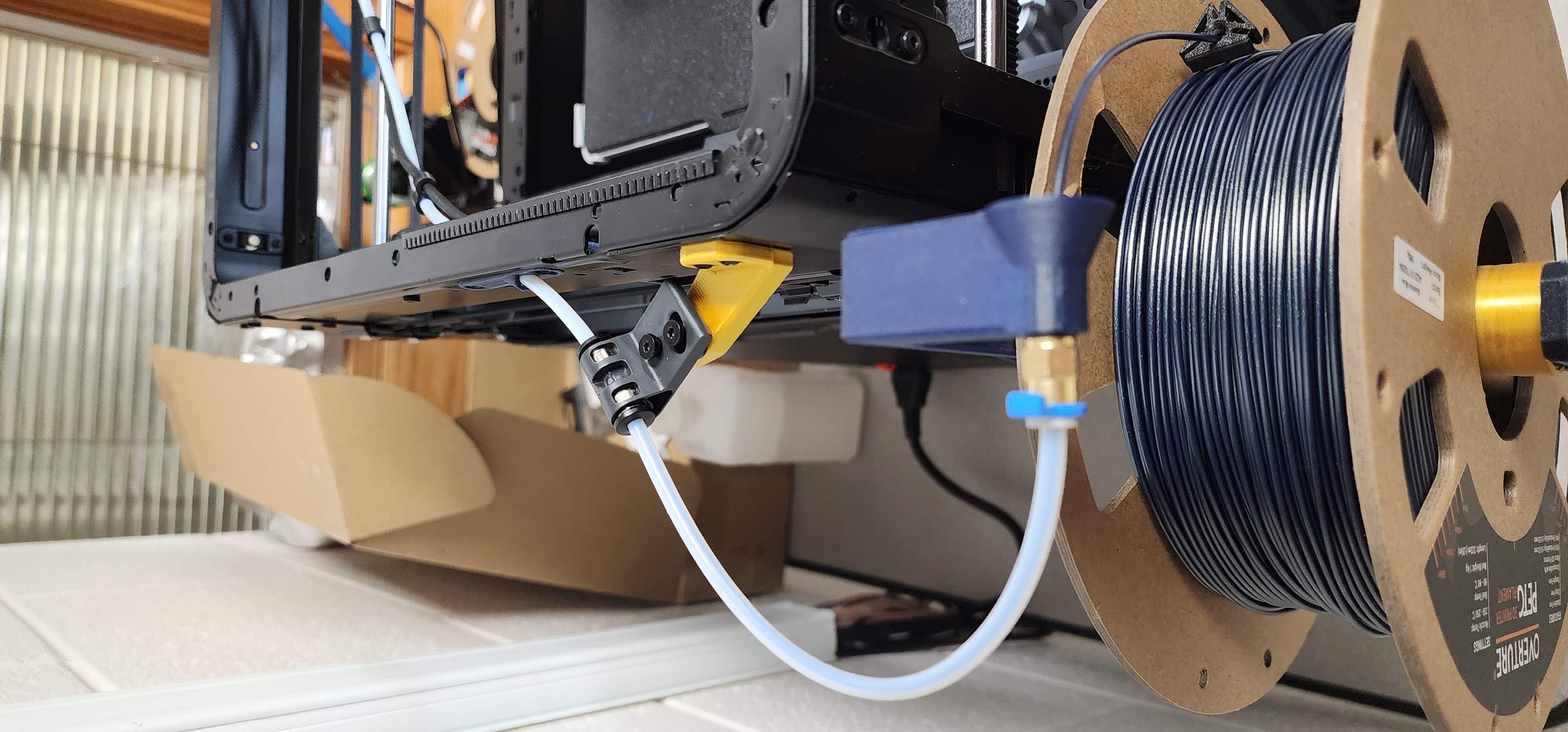 Bambu X1 P1P Spool Holder for ARC or standalone use - with PTFE coupler ...