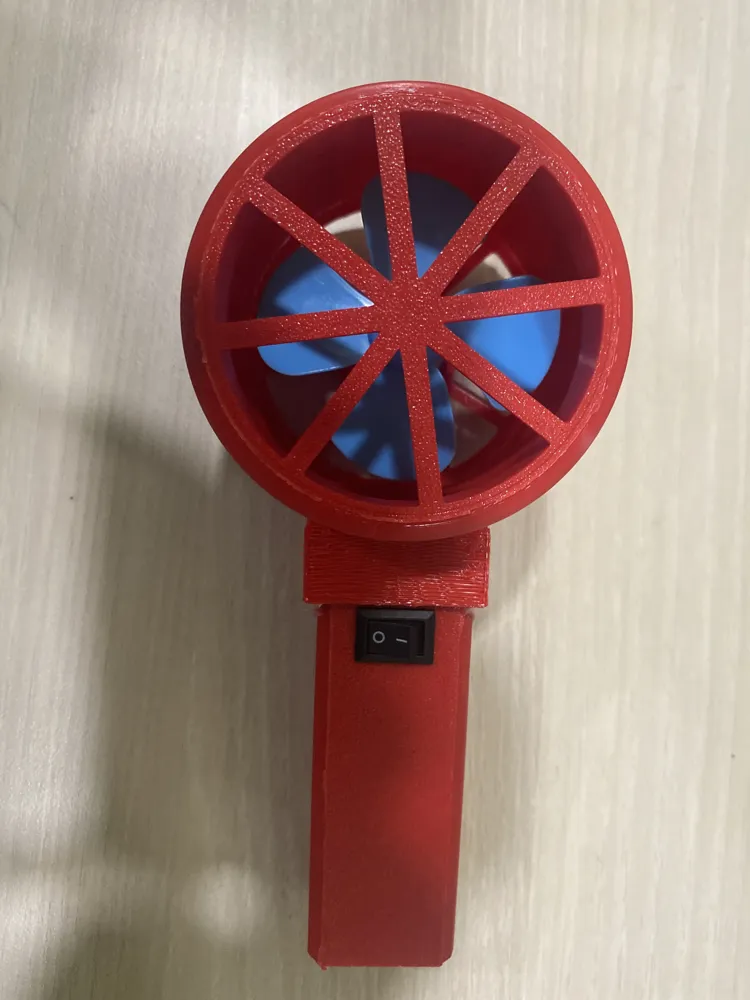Hand Held fan - Free 3D Print Model - MakerWorld