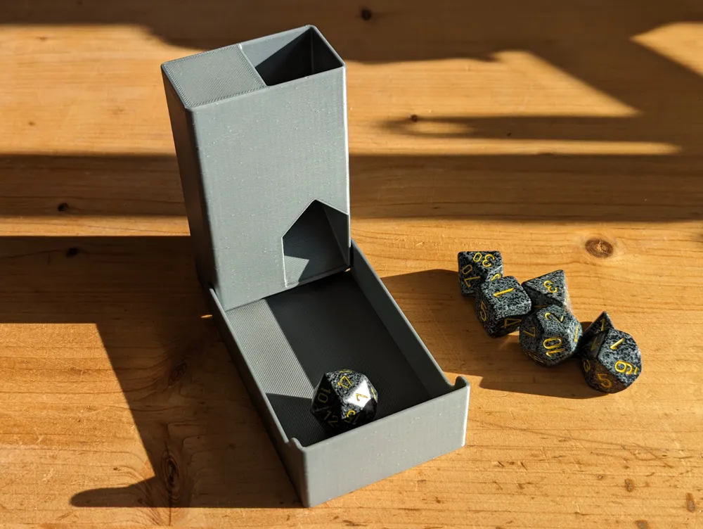 Portable dice tower and storage (print in place) - Free 3D Print Model ...