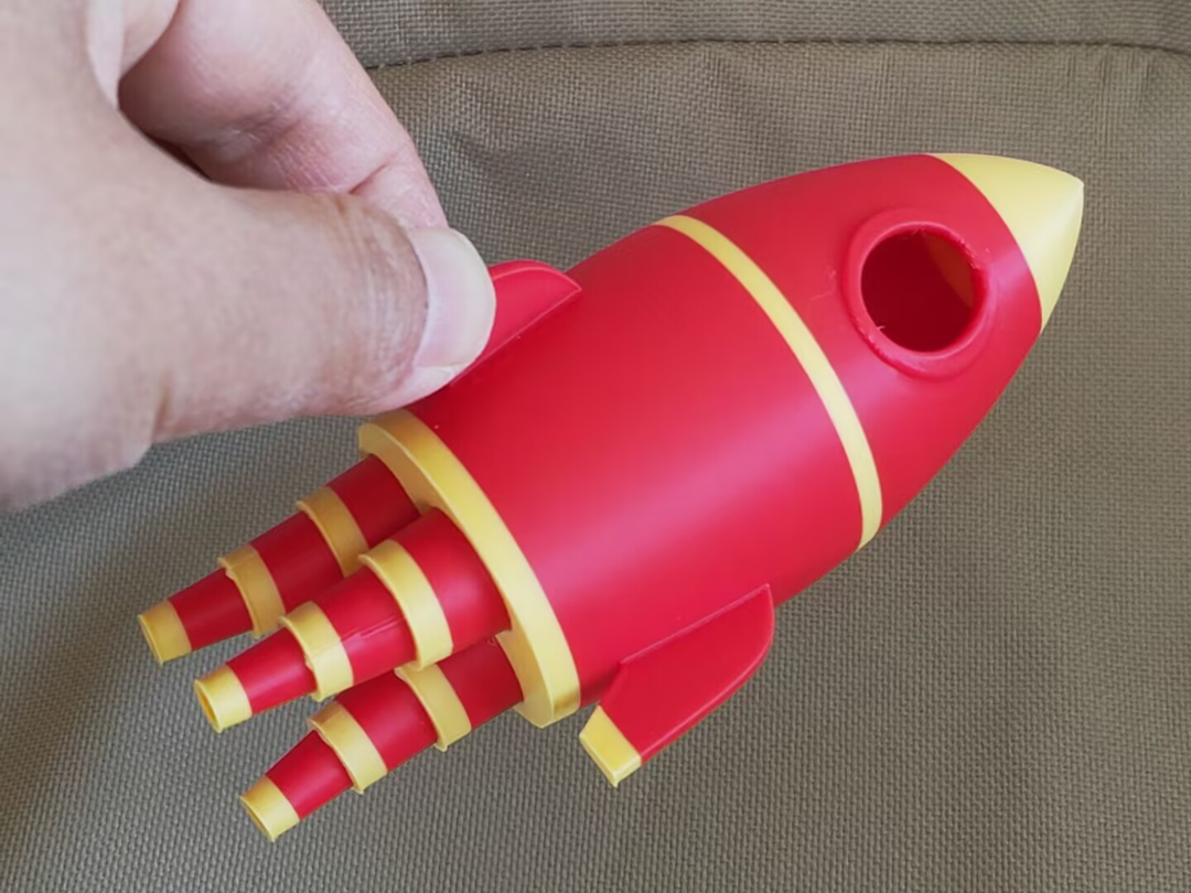 Articulated Radish - Rocket Spiral Retractable Sword Model 2 - Print in ...