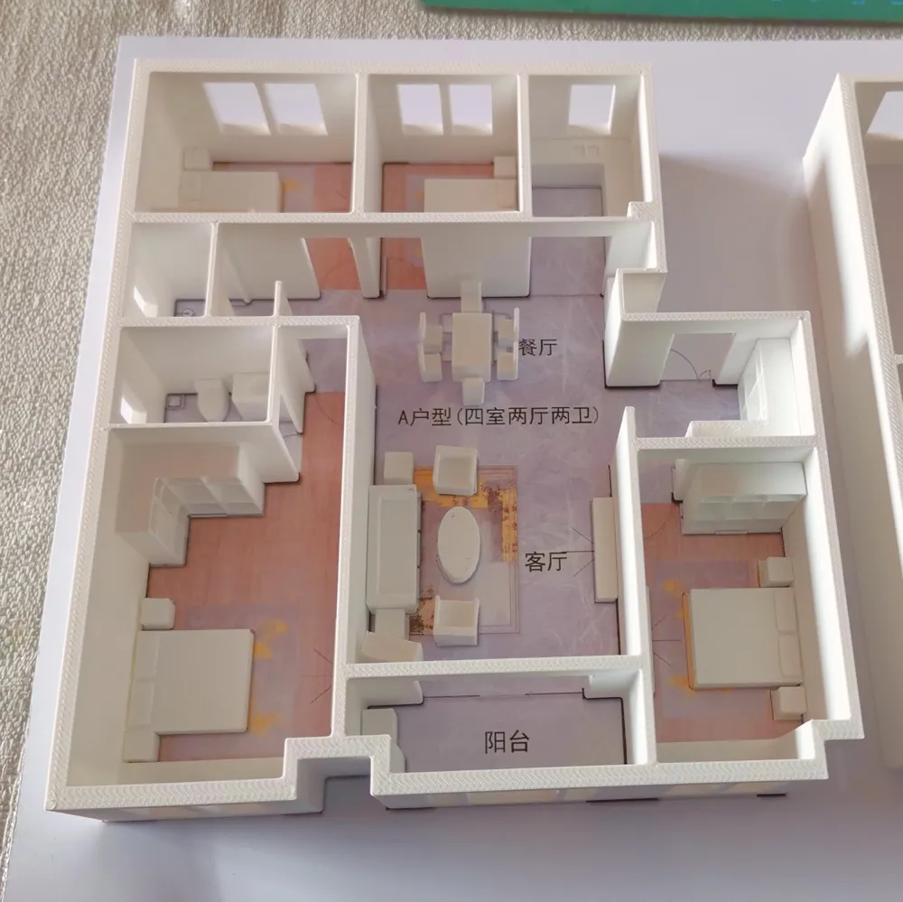 Furnished floor plan model by user_1337951986MakerWorld: Download Free ...