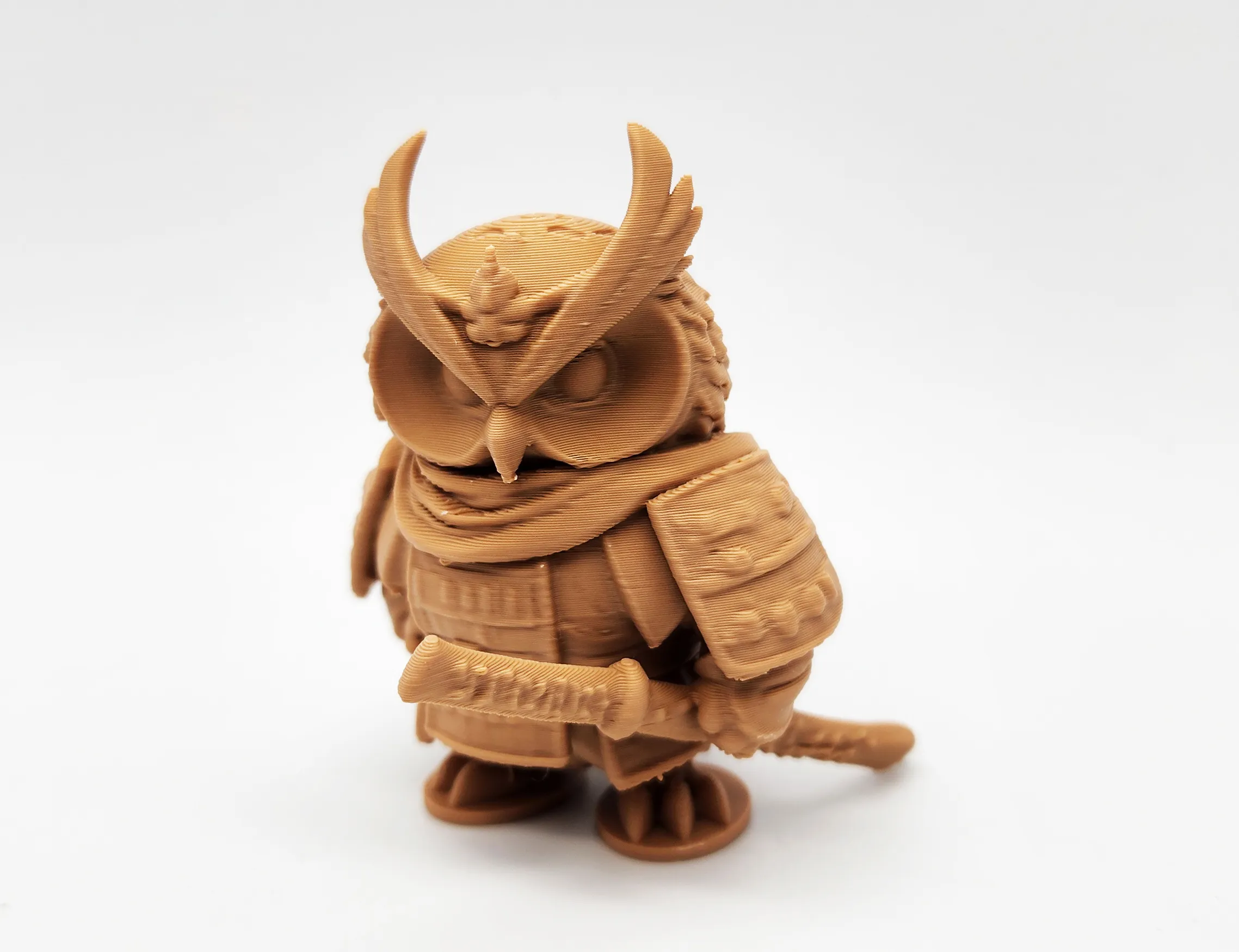 The Samurai - Owls & Dragons - Free 3D Print Model - MakerWorld