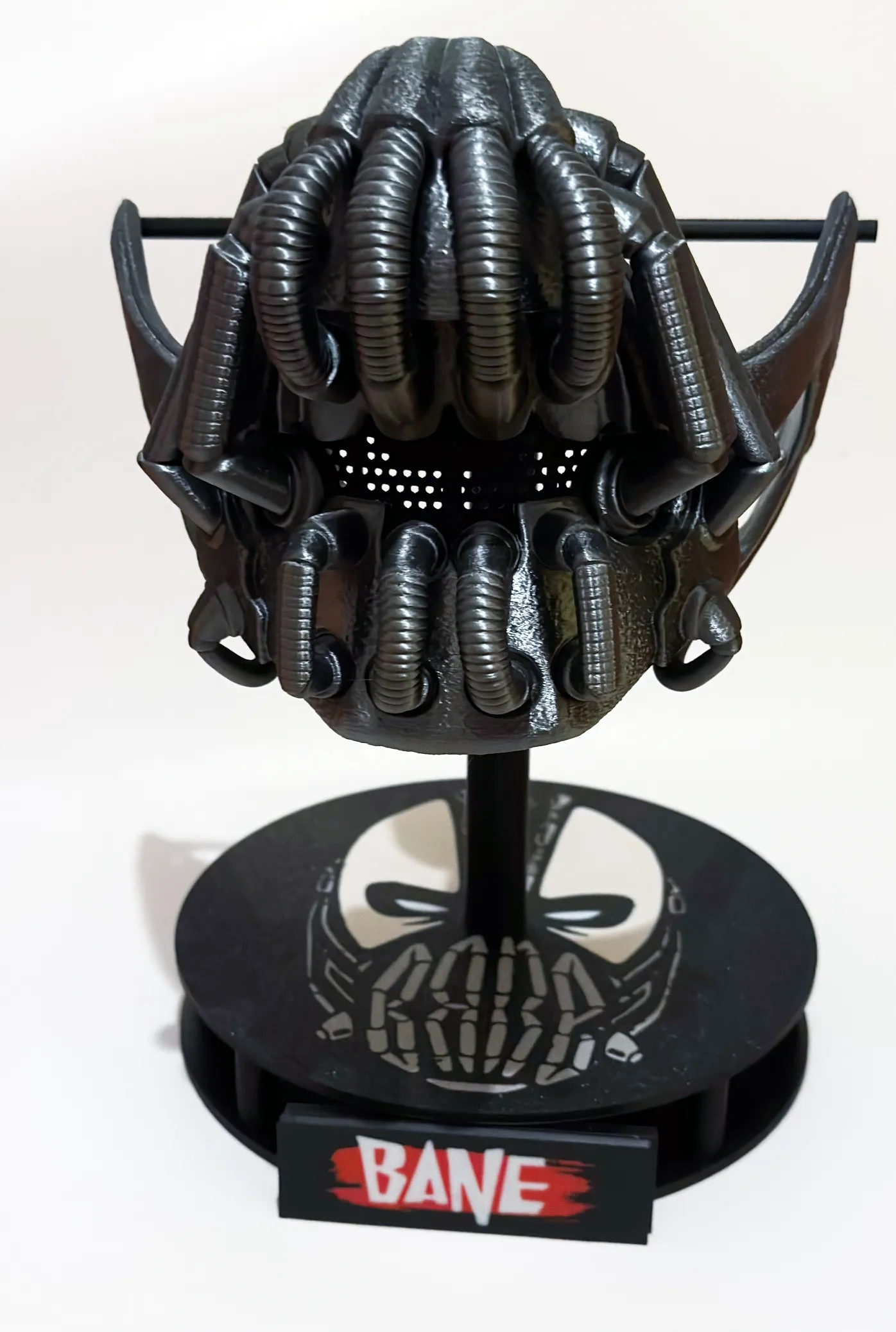Bane mask - High Quality Remodel with custom parts - Free 3D Print ...