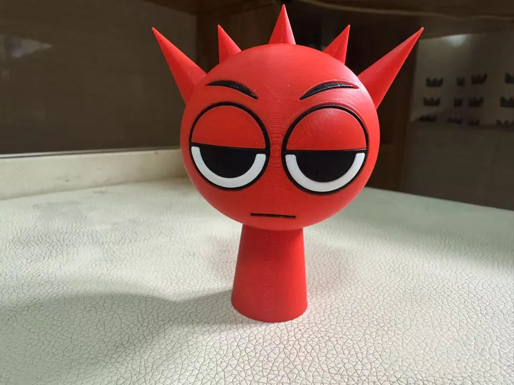Sprunki Rhythm Box game 3D character "Raddy" (single-color, multi-part ...