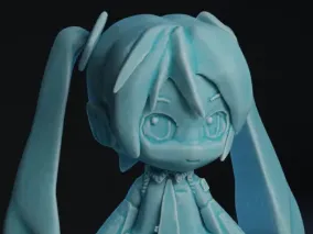 hatsune miku 3d print model download - MakerWorld