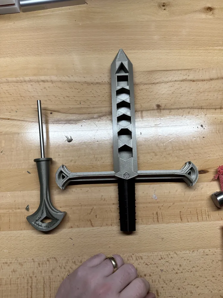Anduril/Narsil RPG-Dice Blade by Orion3D_StudiosMakerWorld: Download ...