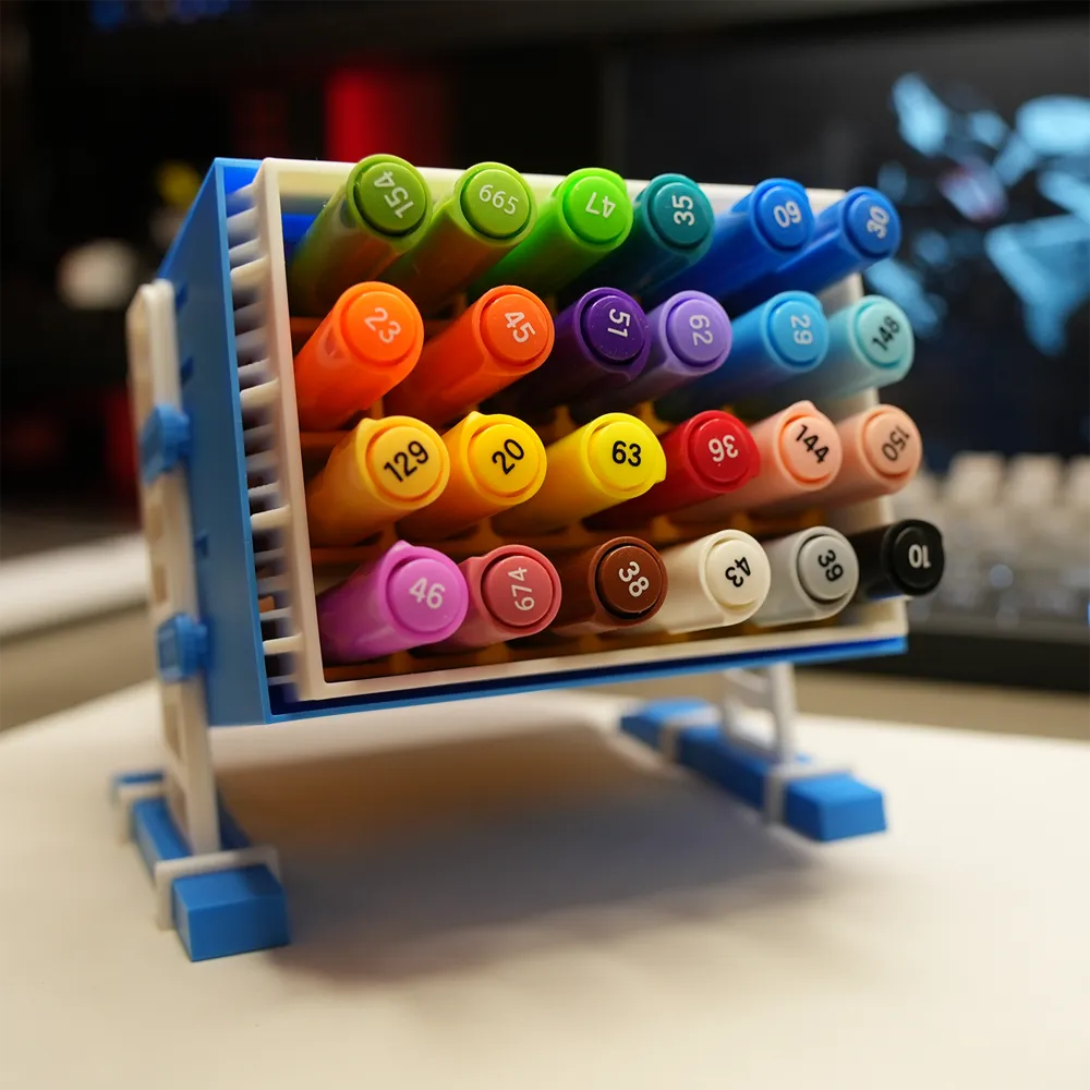 Pen holder with turret design by user_994306362 MakerWorld: Download ...