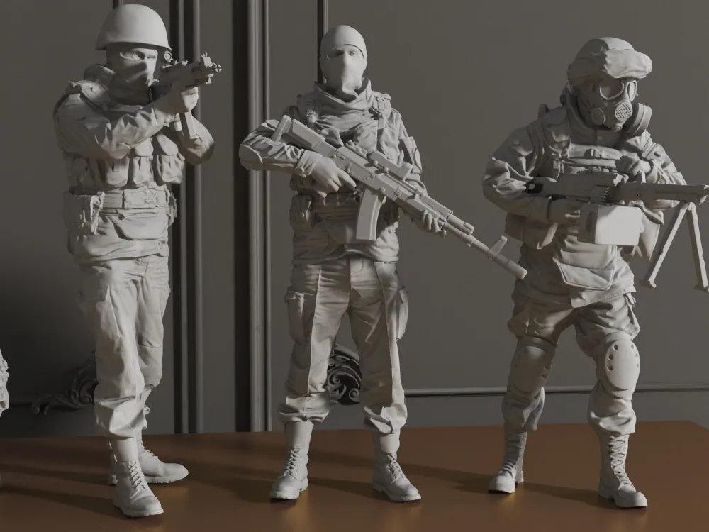 Standing Pose Soldier by 天天向上 MakerWorld: Download Free 3D Models