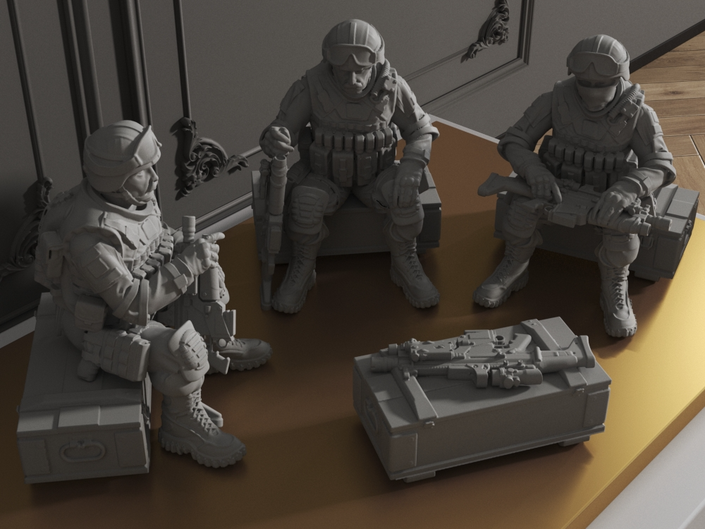 Seated Posable Figure by 天天向上 MakerWorld: Download Free 3D Models