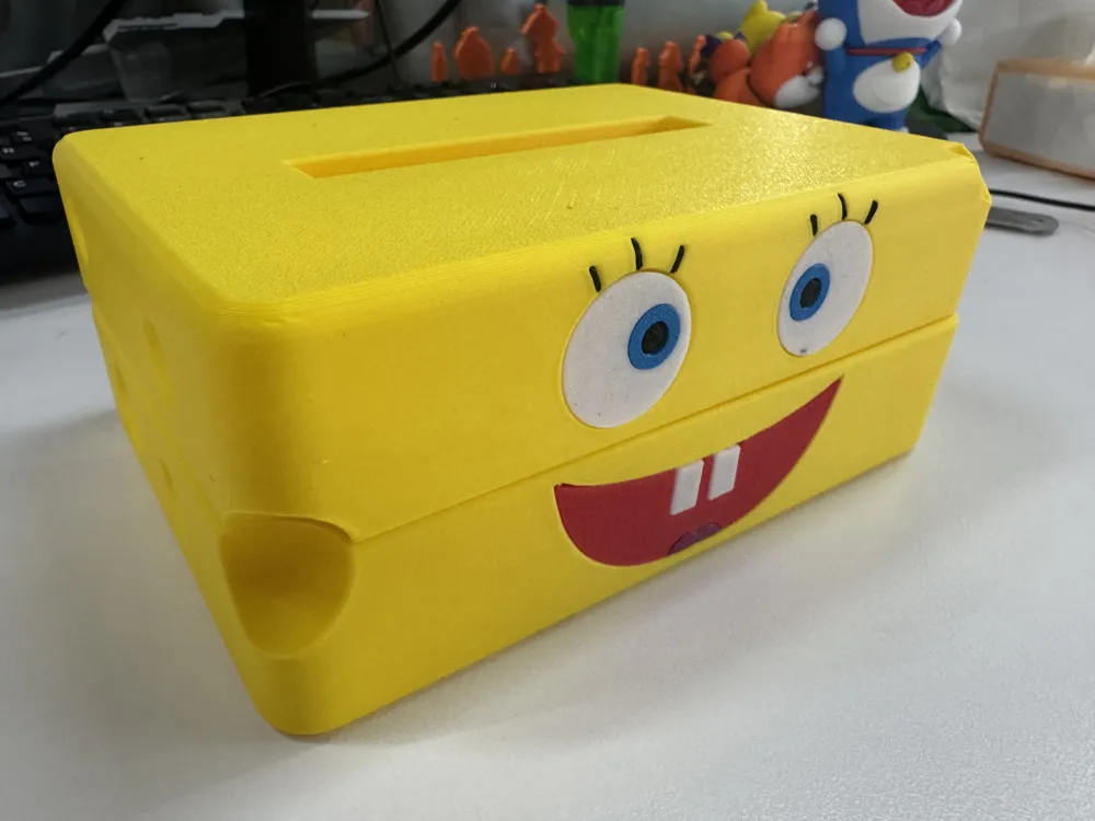 SpongeBob Squarepants Tissue Box (Multi-Part) by Smart ModelMakerWorld ...