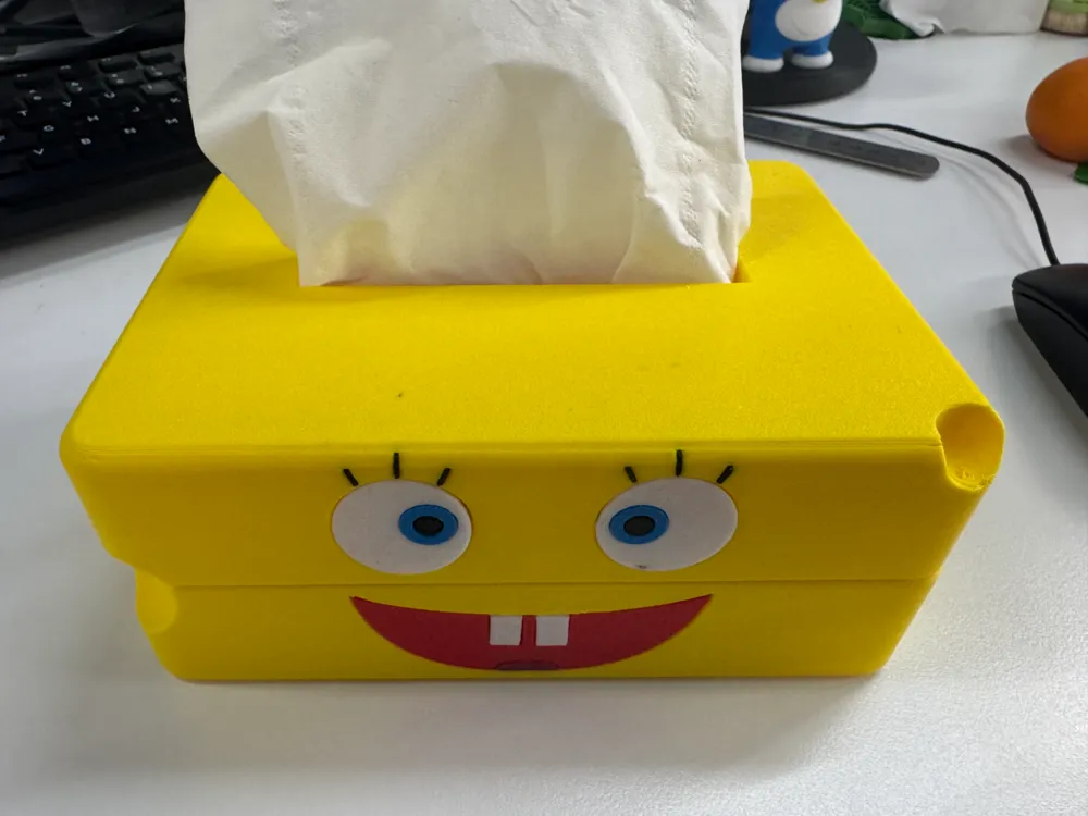 SpongeBob Squarepants Tissue Box (Multi-Part) by Smart ModelMakerWorld ...
