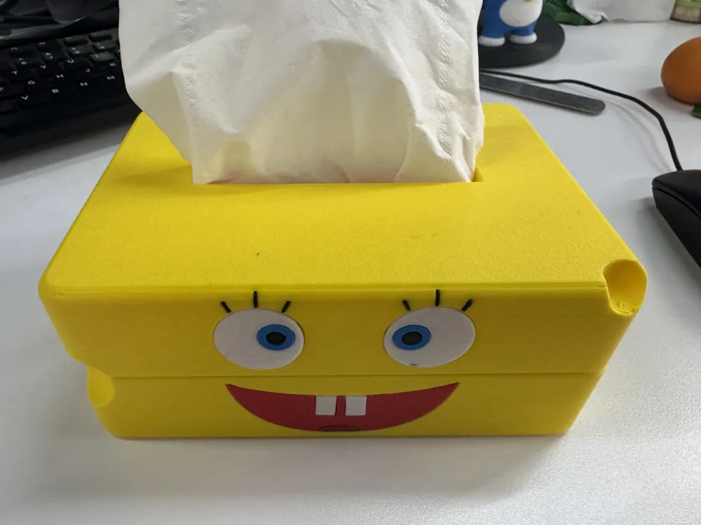 SpongeBob Squarepants Tissue Box (Multi-Part) by Smart ModelMakerWorld ...