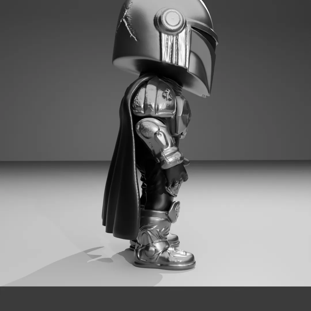Mini Mandalorian - Free 3D Print Model - MakerWorld