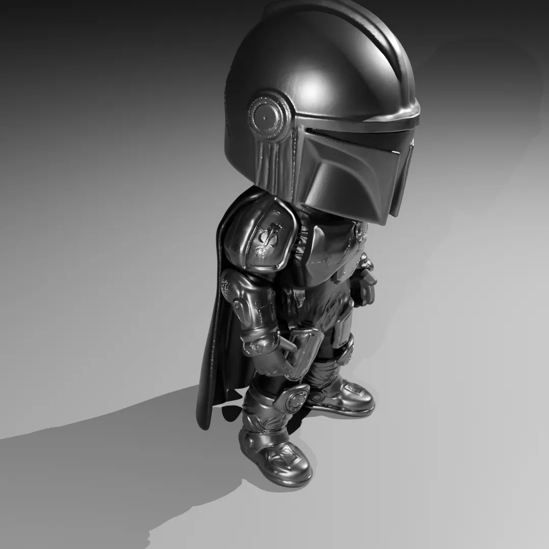 Mini Mandalorian - Free 3D Print Model - MakerWorld