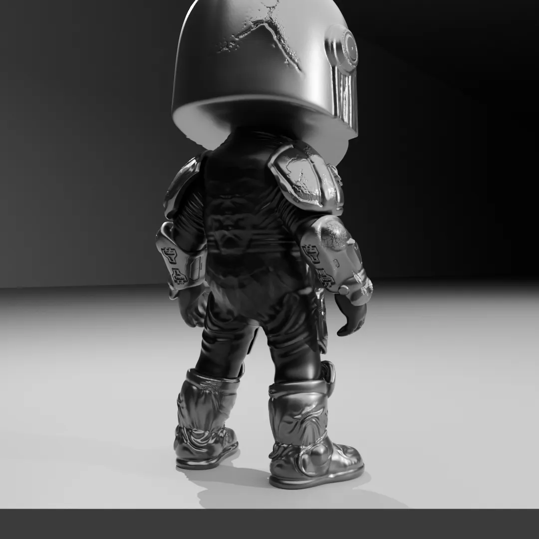 Mini Mandalorian - Free 3D Print Model - MakerWorld