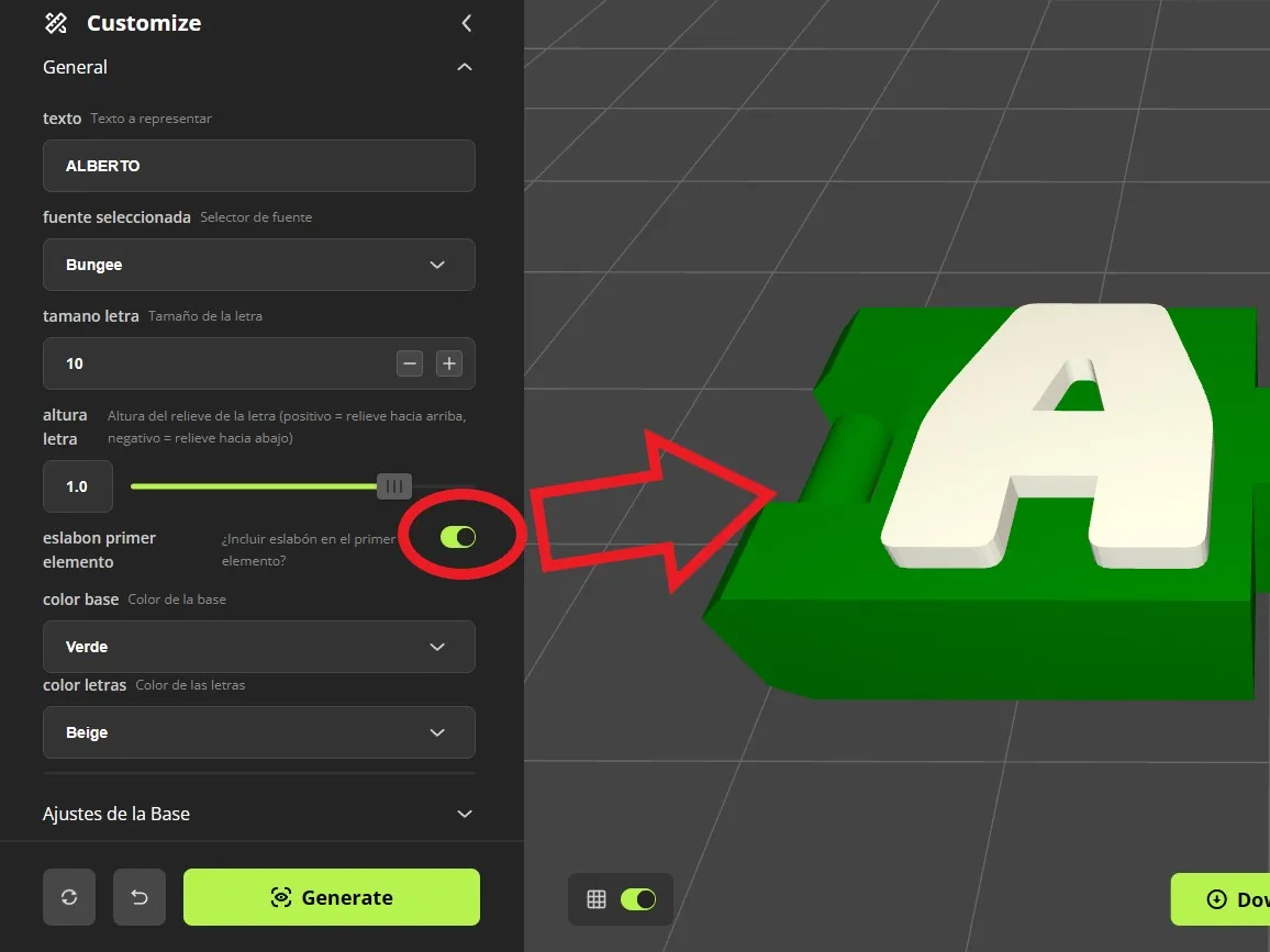 Articulated keychain, with personalized name - Free 3D Print Model ...