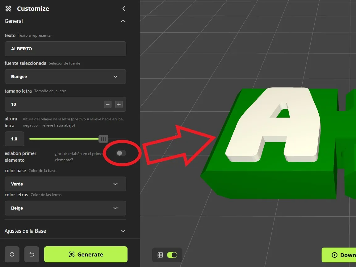 Articulated keychain, with personalized name - Free 3D Print Model ...