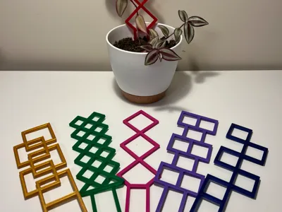 Garden Trellis - Rectangle Series by 3d Printing Bug MakerWorld ...