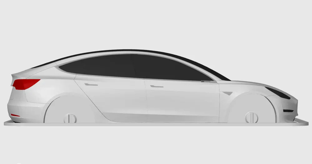Tesla Model 3 Kit Card (1:24 scale) Remixed by The Kit Card Guy ...