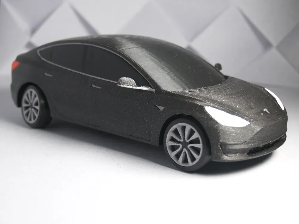 Tesla Model 3 Kit Card (1:24 scale) - Free 3D Print Model - MakerWorld
