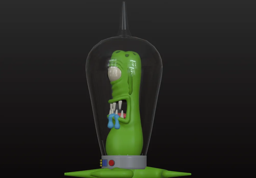 Kang The Alien from Simpsons by Unreal Visionz - MakerWorld