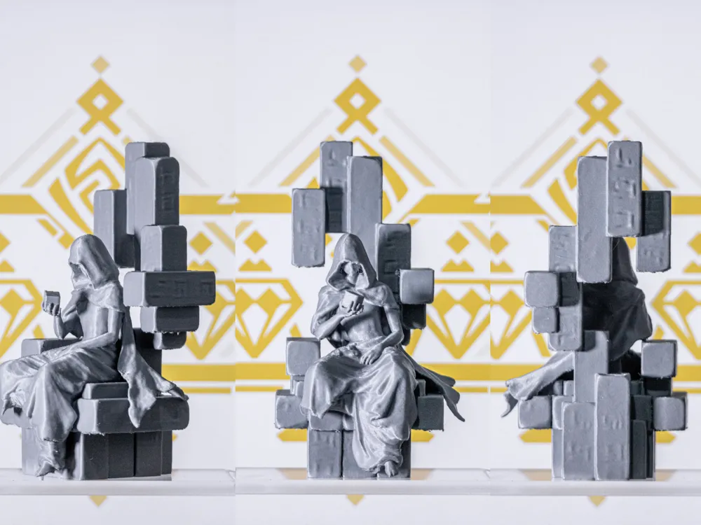 Genshin Impact - Liyue - Seven Gods Statue - Geo God Statue by 长草的大卫 ...