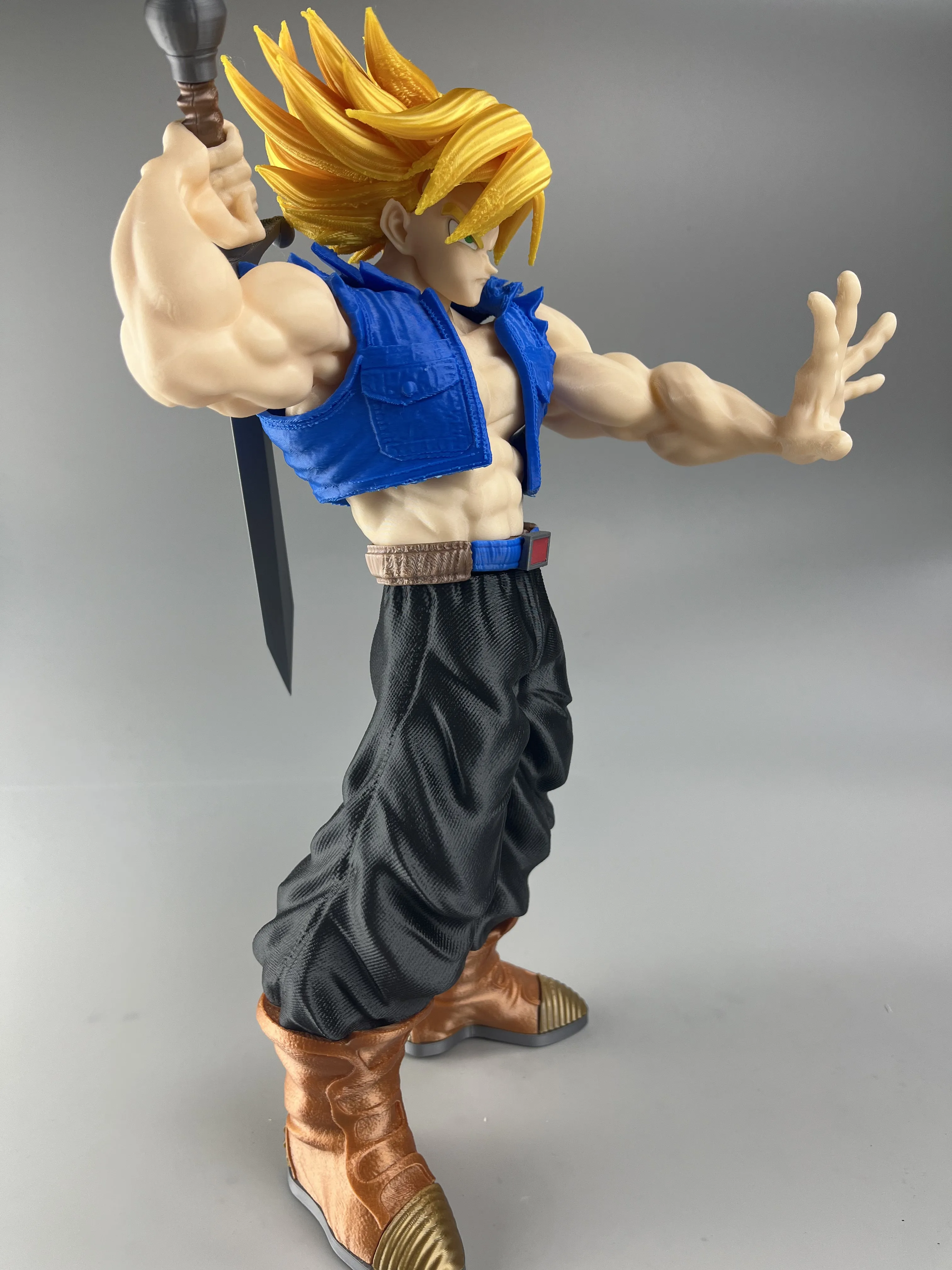 Dragon Ball Super Saiyan Trunks by 超赛痞子汪 MakerWorld: Download Free 3D ...