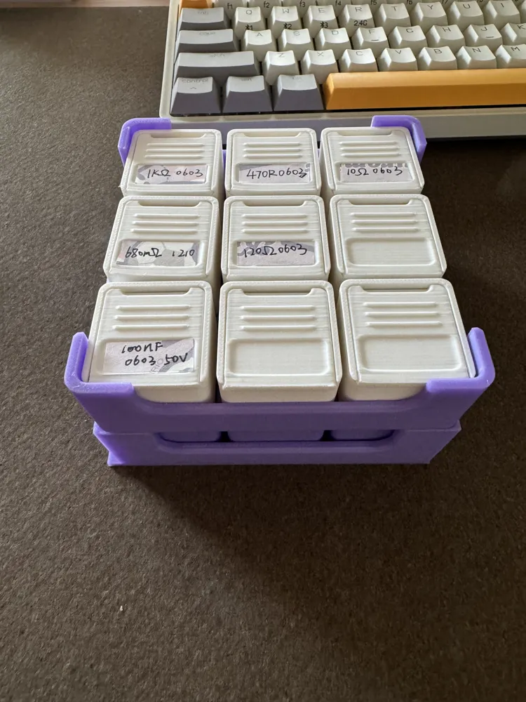 Stackable Component Trays - Free 3D Print Model - MakerWorld
