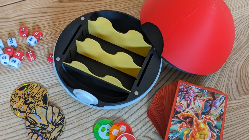 Pokémon TCG Poké Ball Storage Box! by PrintEMoi - MakerWorld