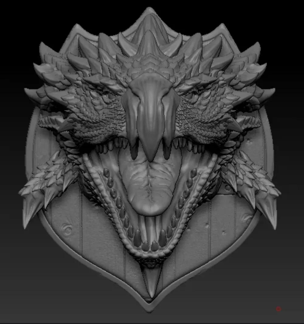 Monster Hunter Rathalos Dragon Head Figurine Model Ignite Your Hunt by ...