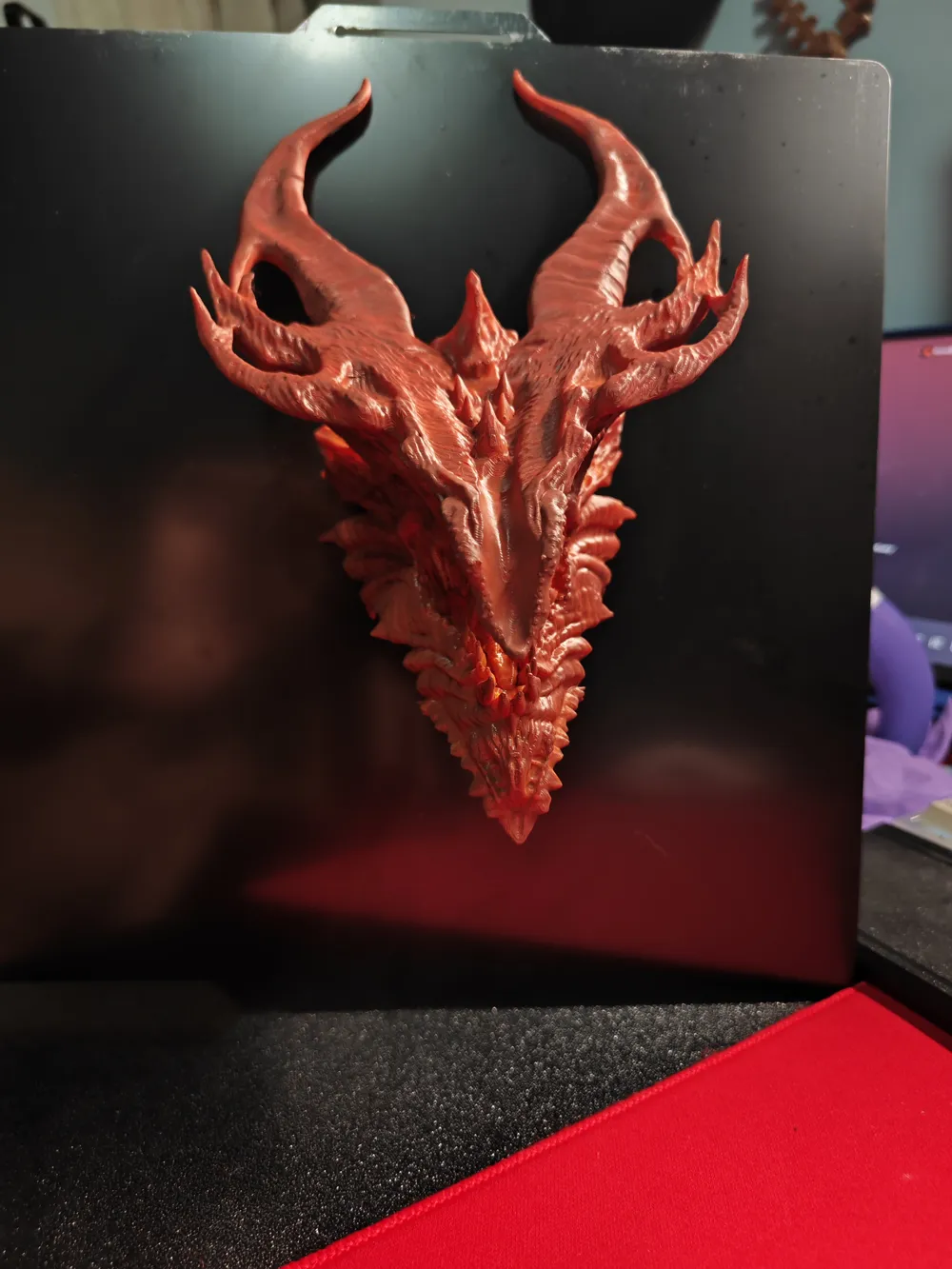 Dragon Head Model, Refrigerator Magnet, Ornament by rose MakerWorld ...