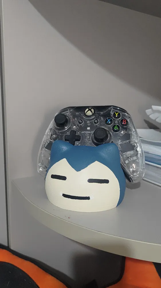 Snorlax Controller Stand - Free 3D Print Model - MakerWorld