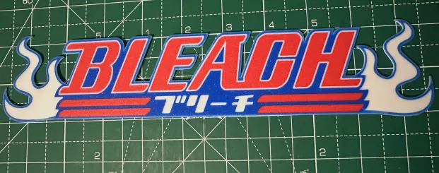 Bleach Logo - Free 3D Print Model - MakerWorld