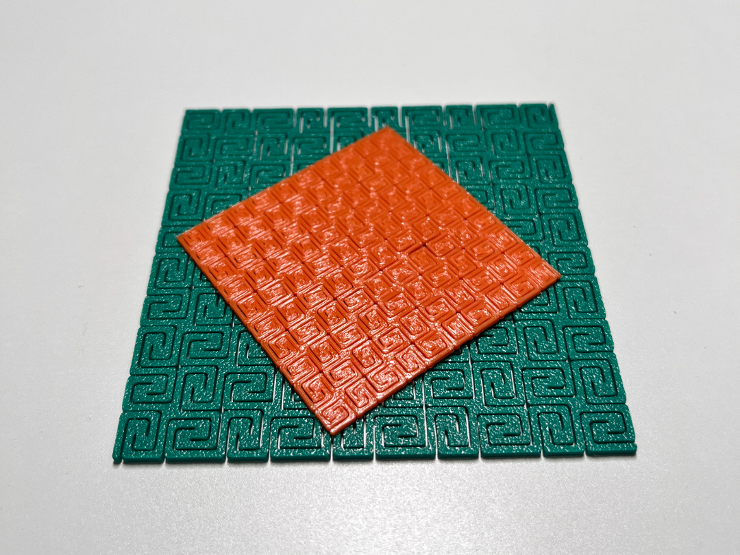 Traditional Pattern 3D Printed Fabric by B.B.King MakerWorld: Download ...