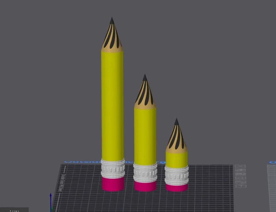 Impossible Pass-Thru Rounded Pencils by Devlin MakerWorld: Download Free 3D Models