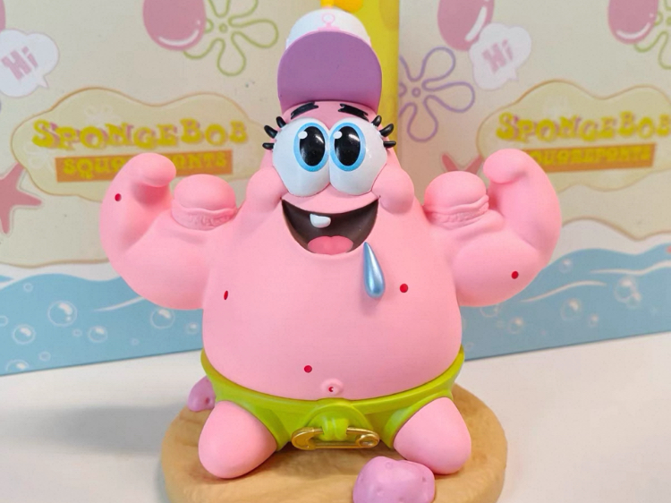 Hamburger Muscle Patrick Star Cute Figurine by 卷卷建模姬 MakerWorld ...