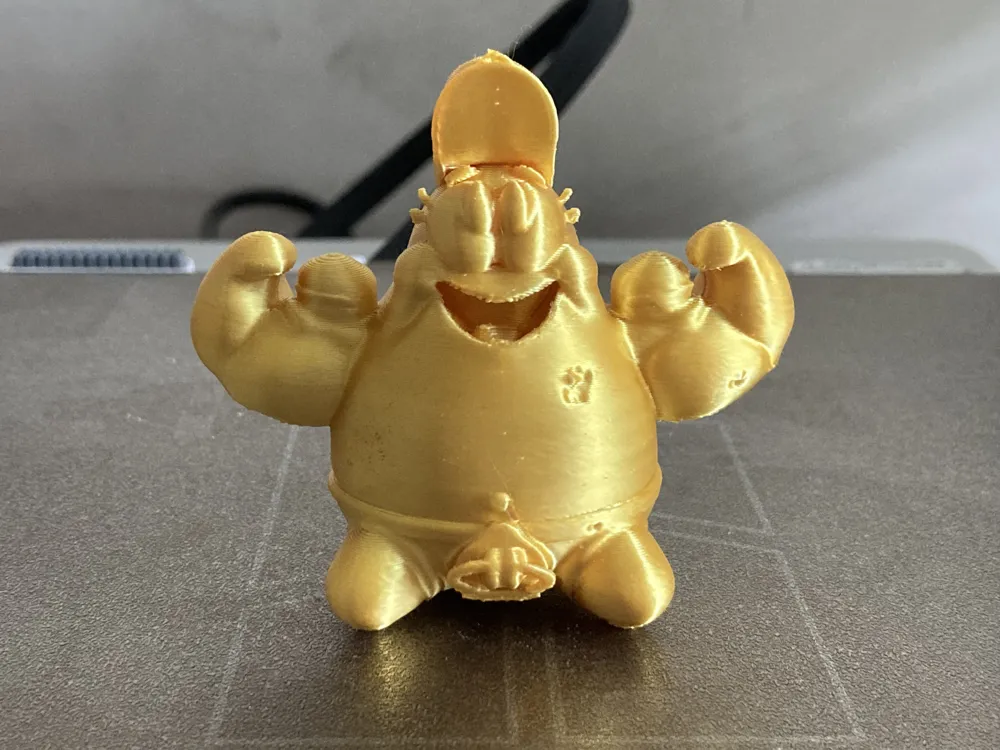 Hamburger Muscle Patrick Star Cute Figurine by 卷卷建模姬 MakerWorld ...