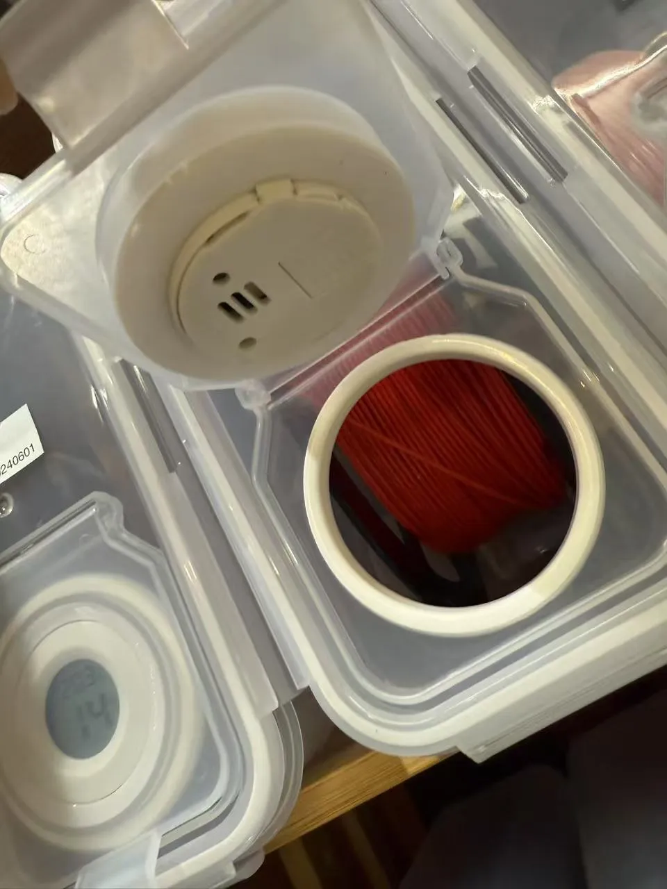 3D-printed filament storage airtight container hygrometer frame (fits ...