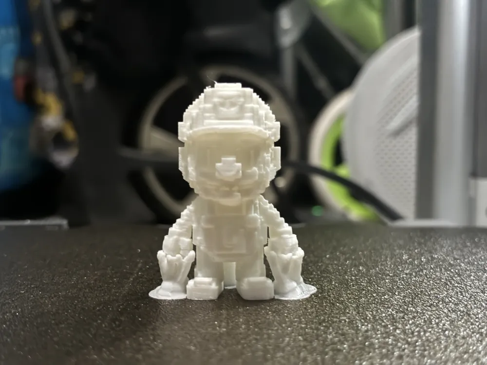 Pixelated Mario - Print in Place by a18yuanMakerWorld: Download Free 3D ...