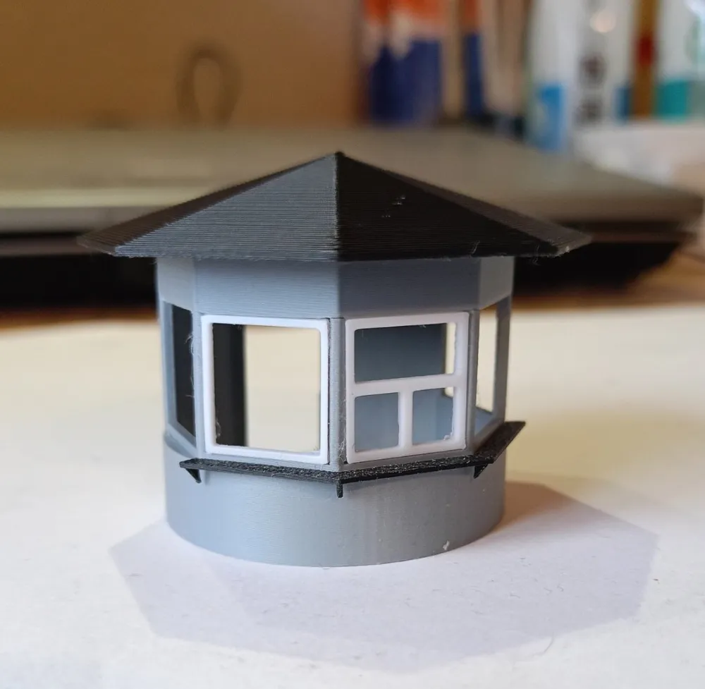 Kiosk in H0/1:87 by AndyS1957 - MakerWorld
