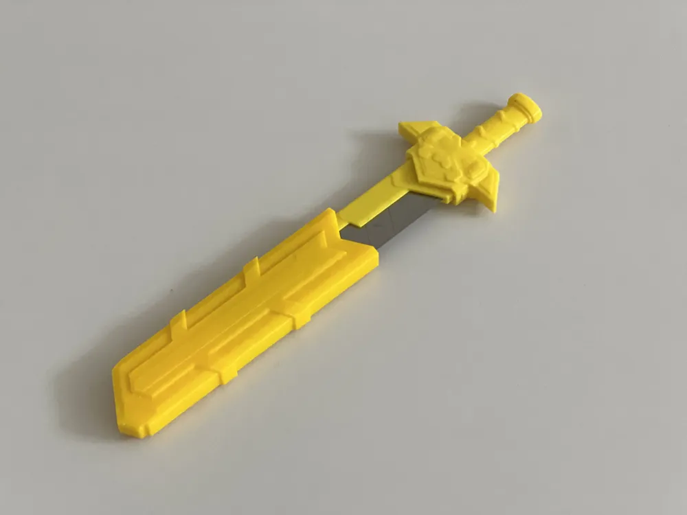 Utility knife, sword design by 浩瀚星辰 MakerWorld: Download Free 3D Models