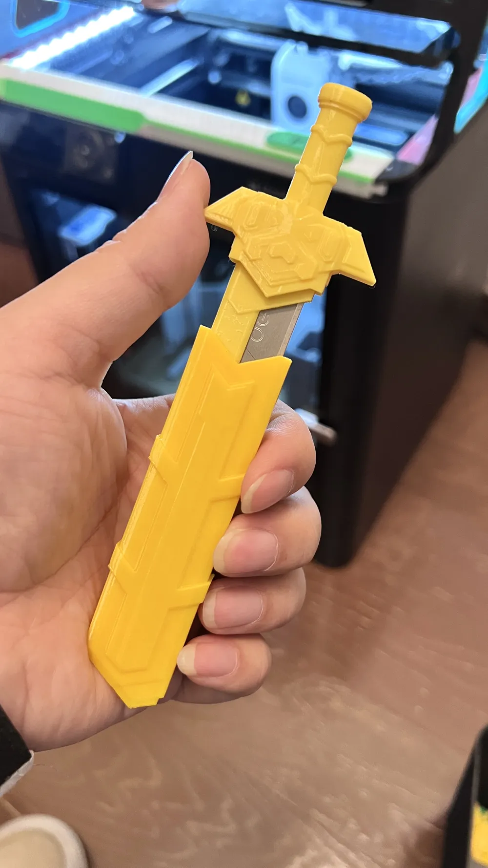 Utility knife, sword design by 浩瀚星辰 MakerWorld: Download Free 3D Models