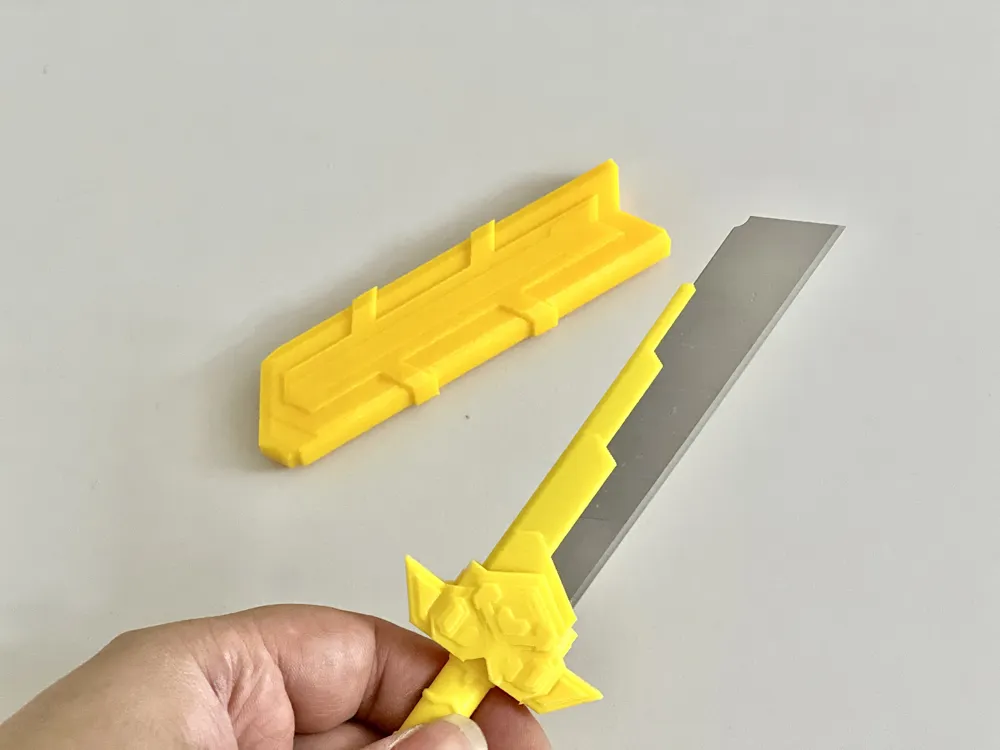Utility knife, sword design by 浩瀚星辰 MakerWorld: Download Free 3D Models