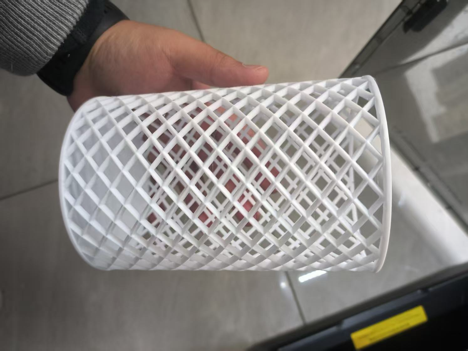 Mesh Pen Holder Double Twisting Nested Storage Hanging Print Test ...