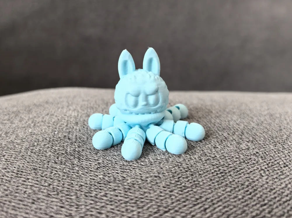 Articulated Labubu Octopus Figure Desk Ornament Labubu Octopus Form ...