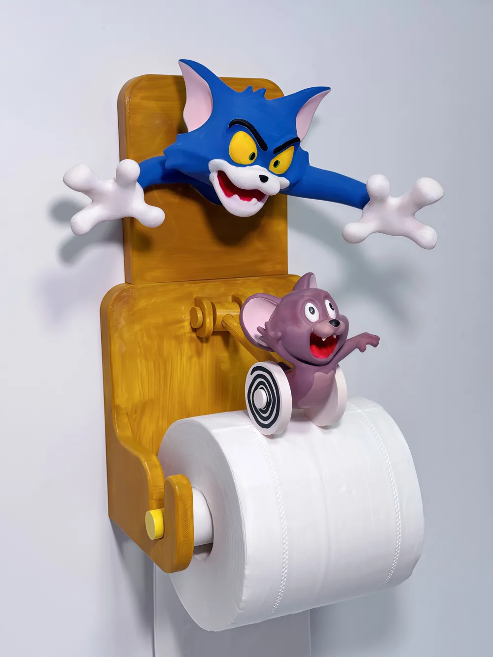 Tischtuchspender, Toilettenpapierhalter, Tom und Jerry, einfache ...